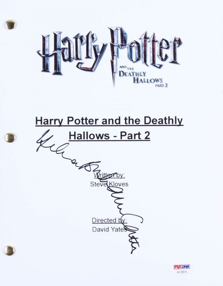 Helena Bonham Carter Signed "Harry Potter and the Deathly Hallows- Part ...