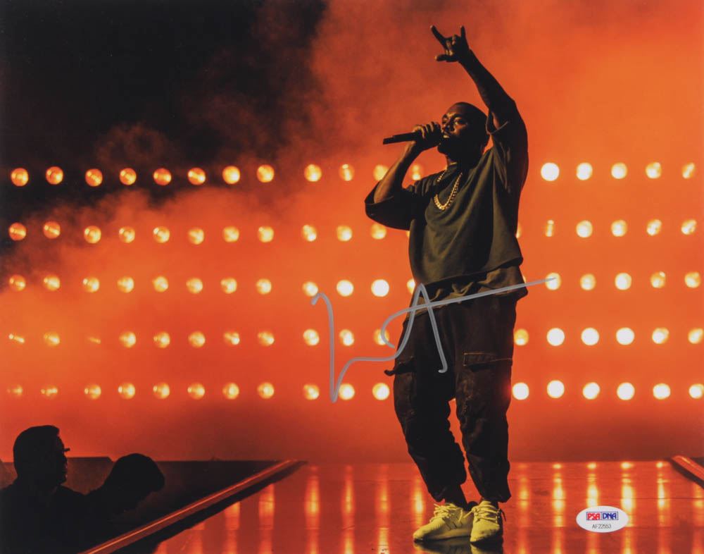 Kanye West Signed 11x14 Photo (PSA COA)
