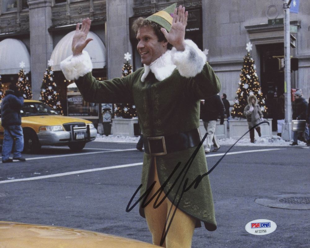 Will Ferrell Signed "Elf" 8x10 Photo (PSA COA)