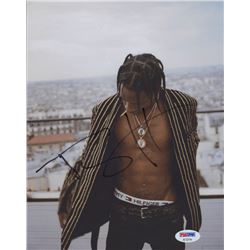 Travis Scott Signed 8x10 Photo (PSA COA)