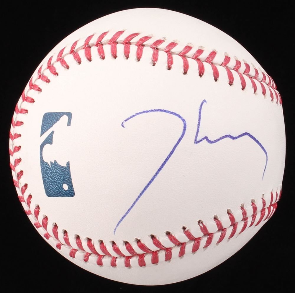 Thomas Jane Signed OML Baseball (Beckett COA)