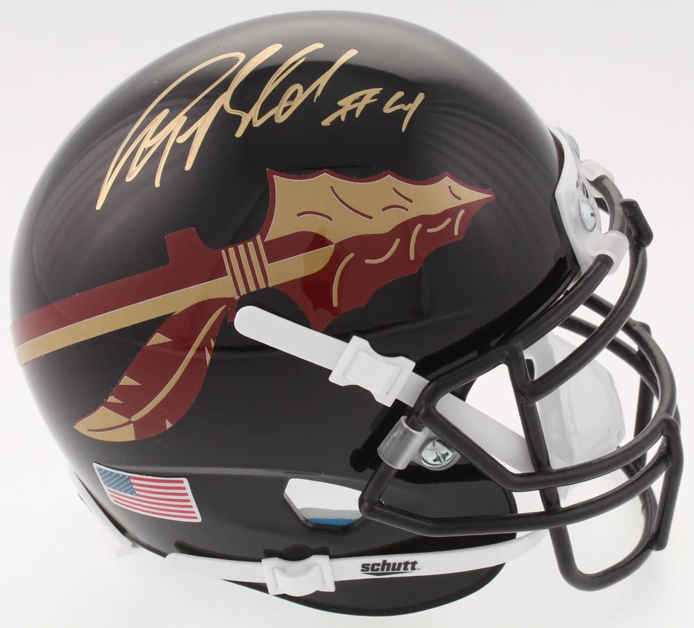 Anquan Boldin Signed Florida State Seminoles Mini-Helmet (JSA COA)