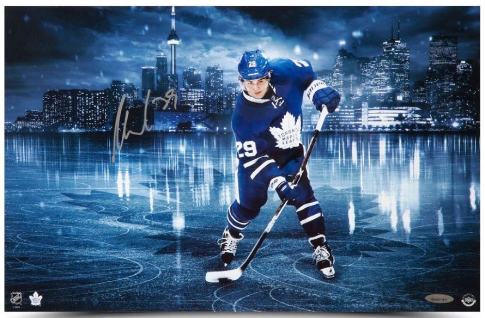 William Nylander Signed Toronto Maple Leafs "Toronto Skyline" 11x17 ...
