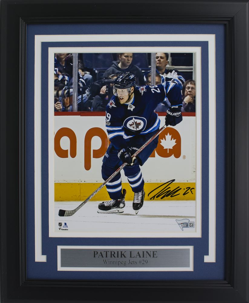 Patrik Laine Signed Winnipeg Jets 11x14 Custom Framed Photo Display ...