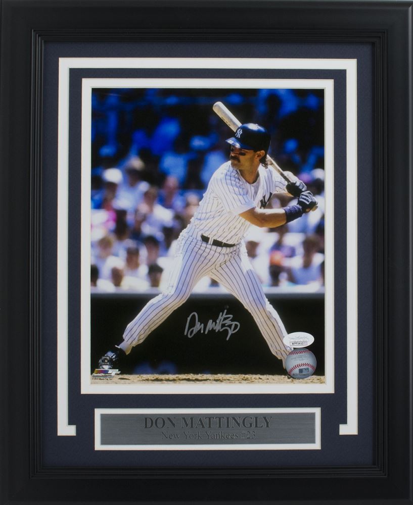 Don Mattingly Signed New York Yankees 11x14 Custom Framed Photo Display ...