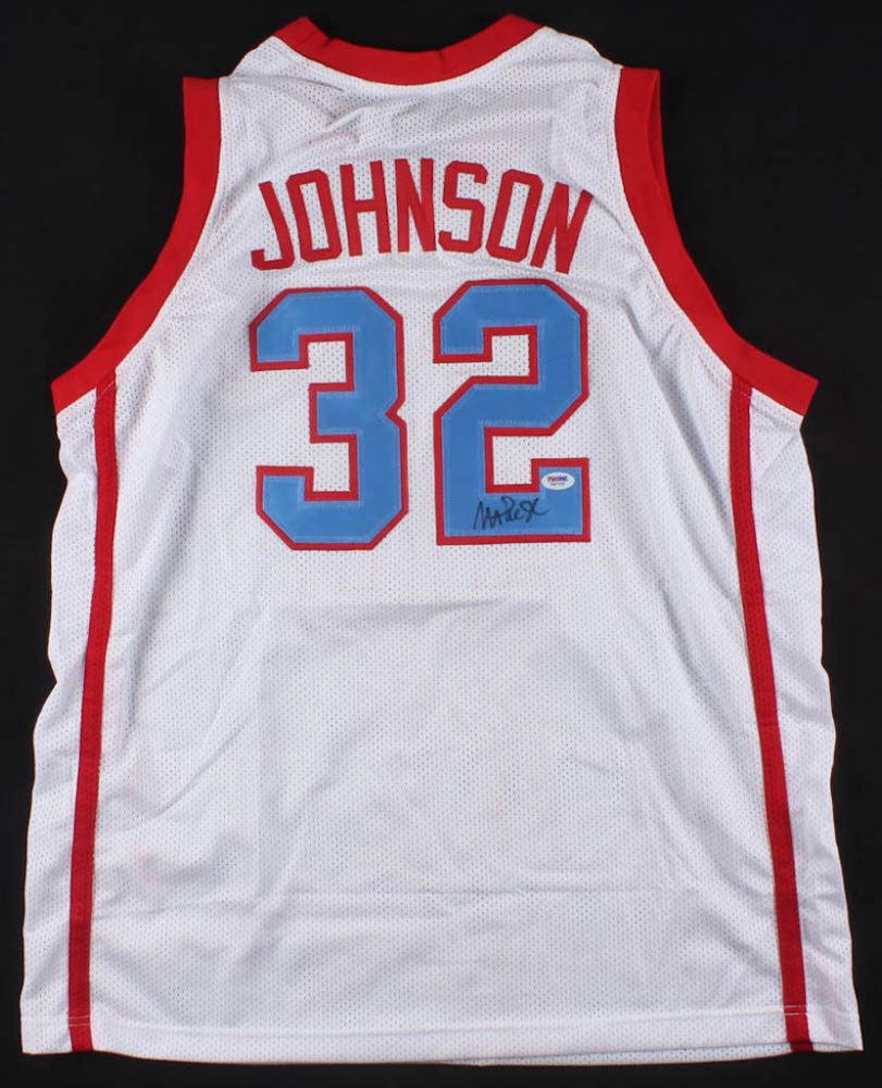Magic Johnson Signed Everett Vikings Jersey (PSA COA)
