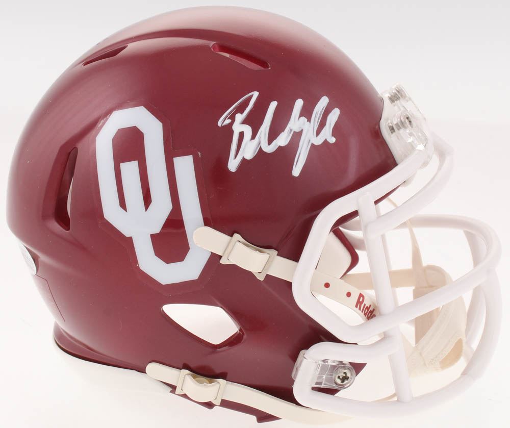 Baker Mayfield Signed Oklahoma Sooners Speed Mini Helmet (Beckett COA)