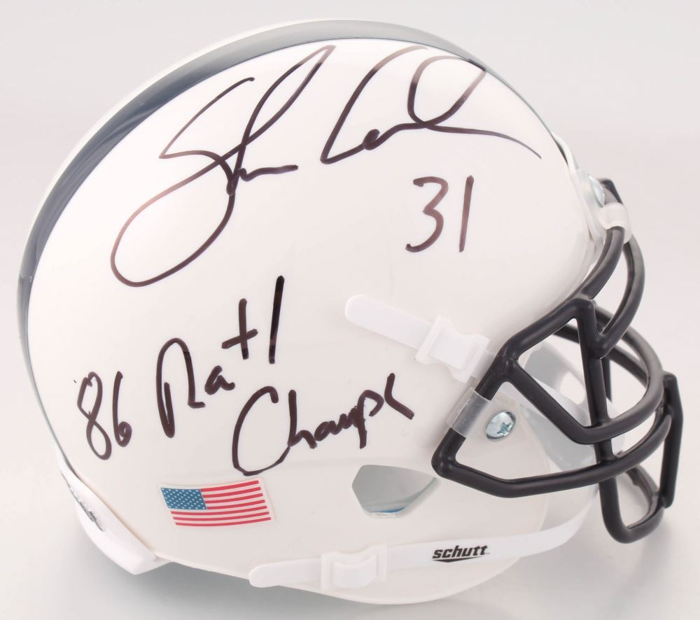 Shane Conlan Signed Penn State Nittany Lions Mini Helmet Inscribed "86 ...