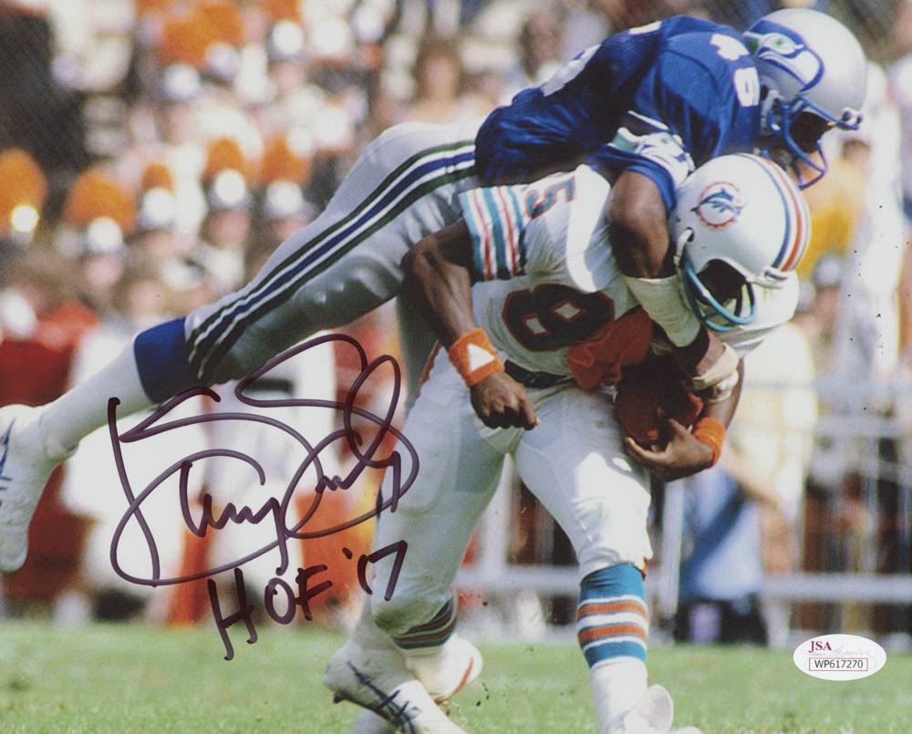 Kenny Easley Signed Seattle Seahawks 8x10 Photo Inscribed "HOF '17 ...