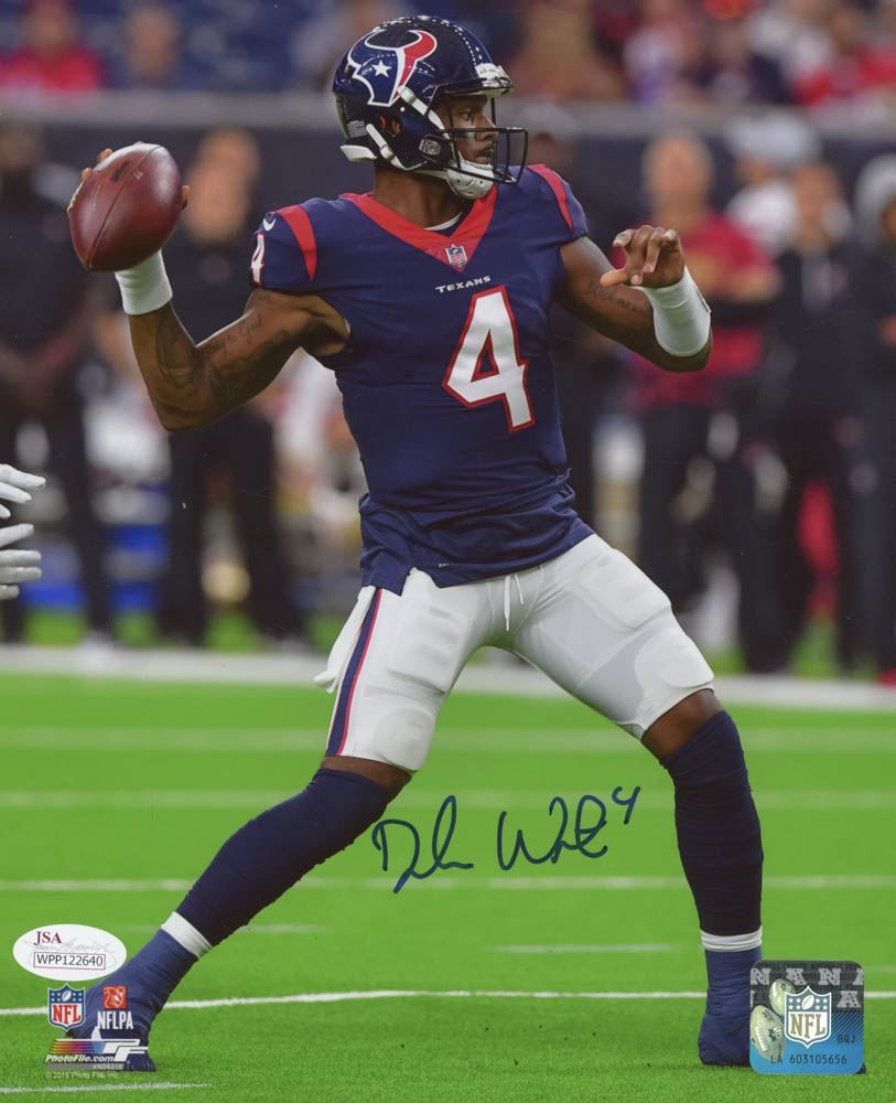 Deshaun Watson Signed Houston Texans 8x10 Photo (JSA COA)