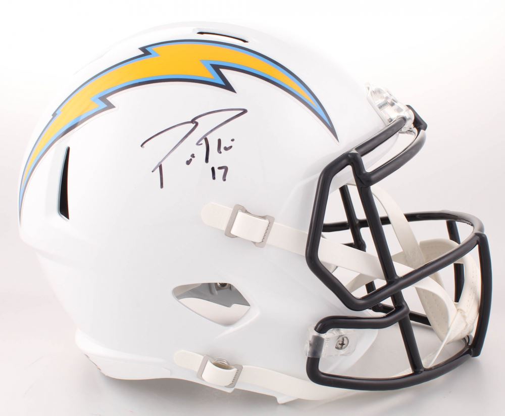 Philip Rivers Signed Los Angeles Chargers Full-Size Speed Helmet ...