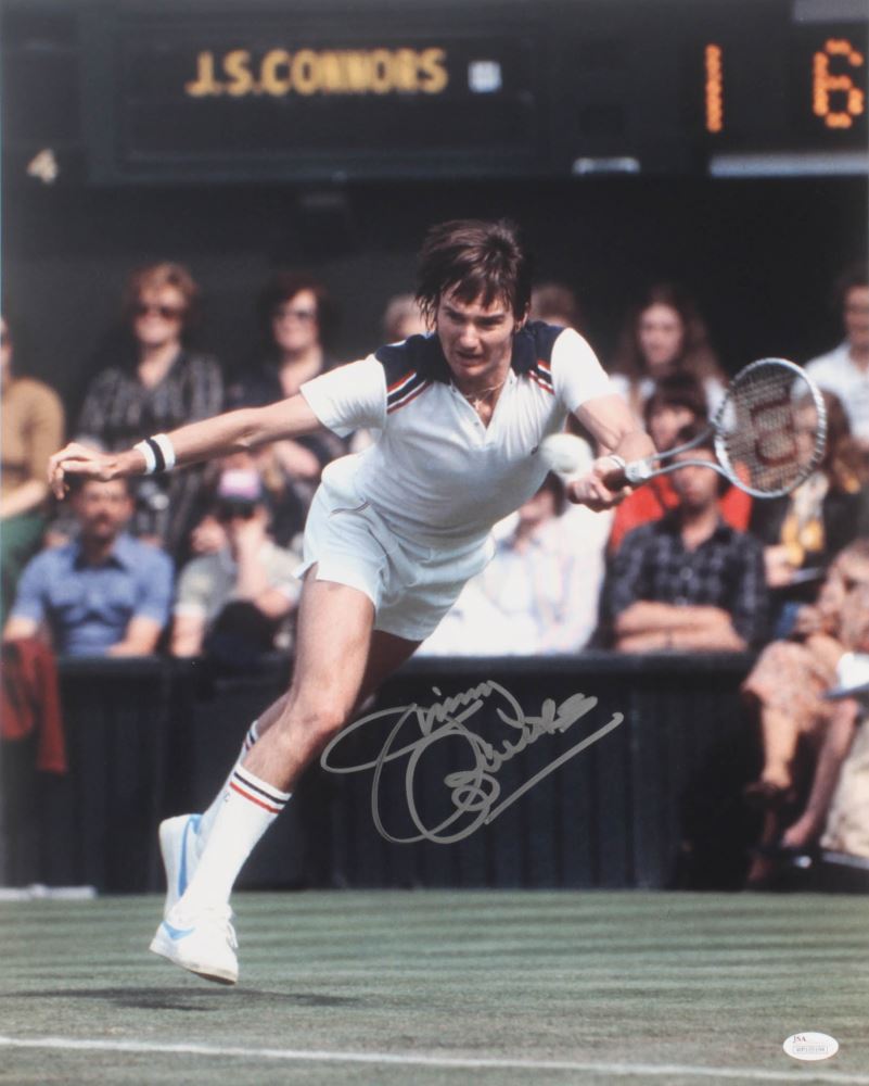 Jimmy Connors Signed 16x20 Photo (JSA COA)