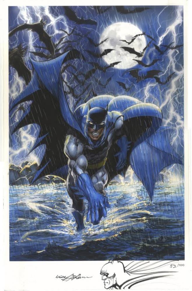 Neal Adams Signed "Batman" 13.5x21 Limited Edition Giclee with Sketch ...