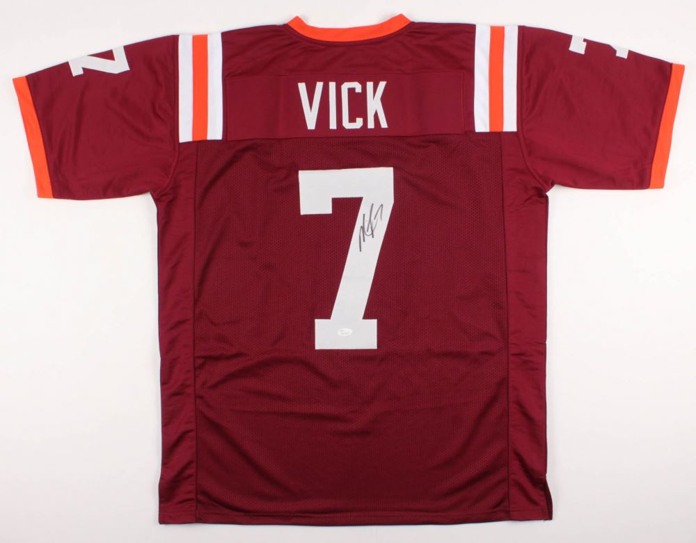 Michael Vick Signed Virginia Tech Hokies Jersey (JSA COA)