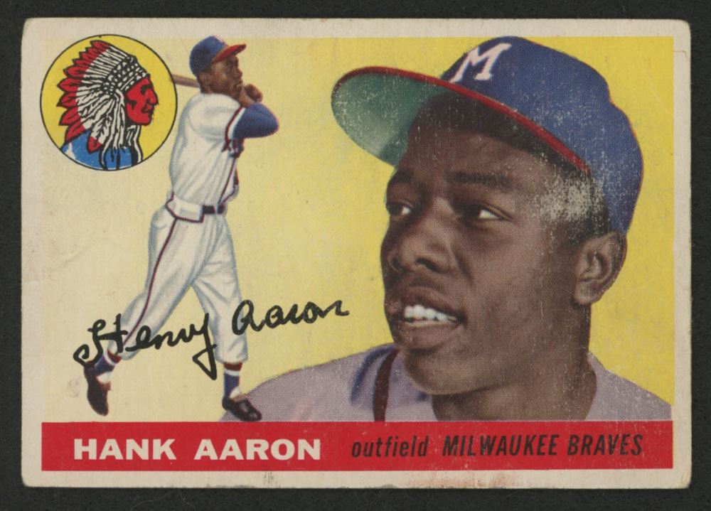 1955 Topps #47 Hank Aaron