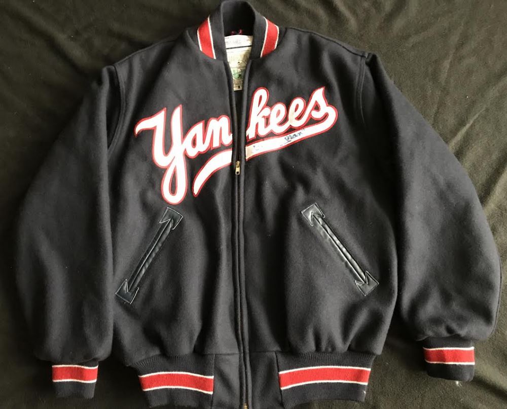 Mickey Mantle Signed New York Yankees Mitchell Ness Warm-Up Jacket (JSA ...