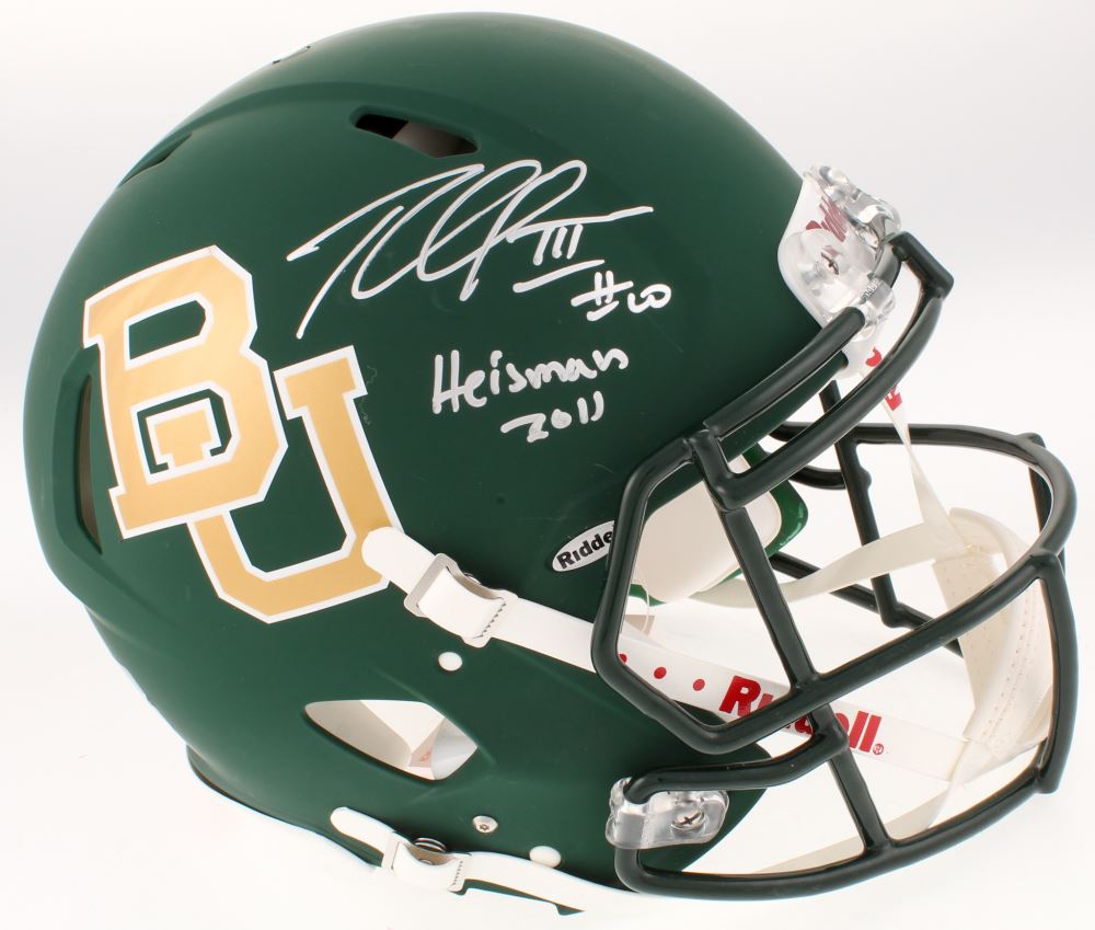 Robert Griffin III Signed Baylor Bears Full-Size Authentic On-Field ...