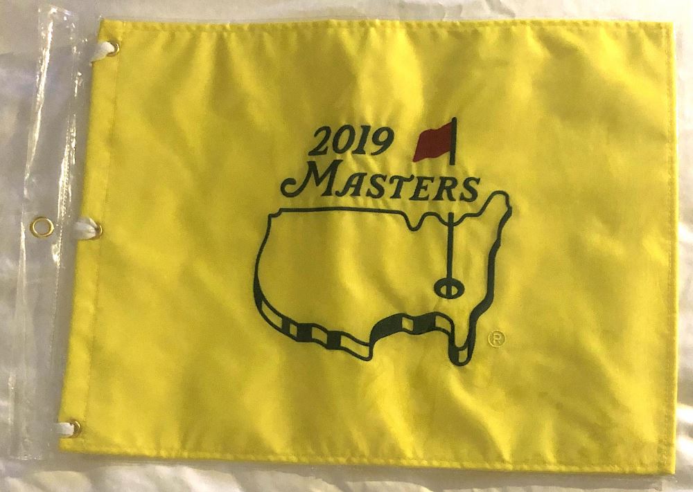 2019 Masters Championship Authentic Pin Flag (New)