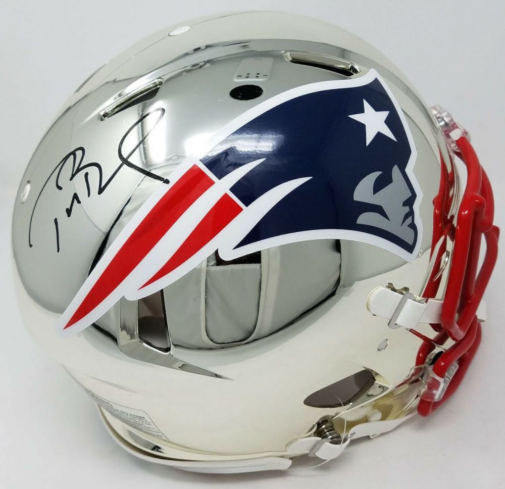 Tom Brady Signed New England Patriots Full-Size Authentic On-Field ...