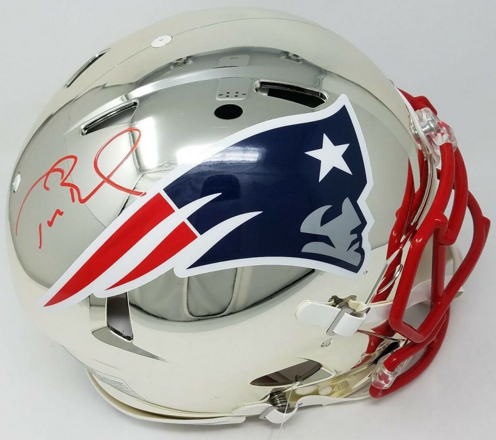 Tom Brady Signed New England Patriots Full-Size Authentic On-Field ...