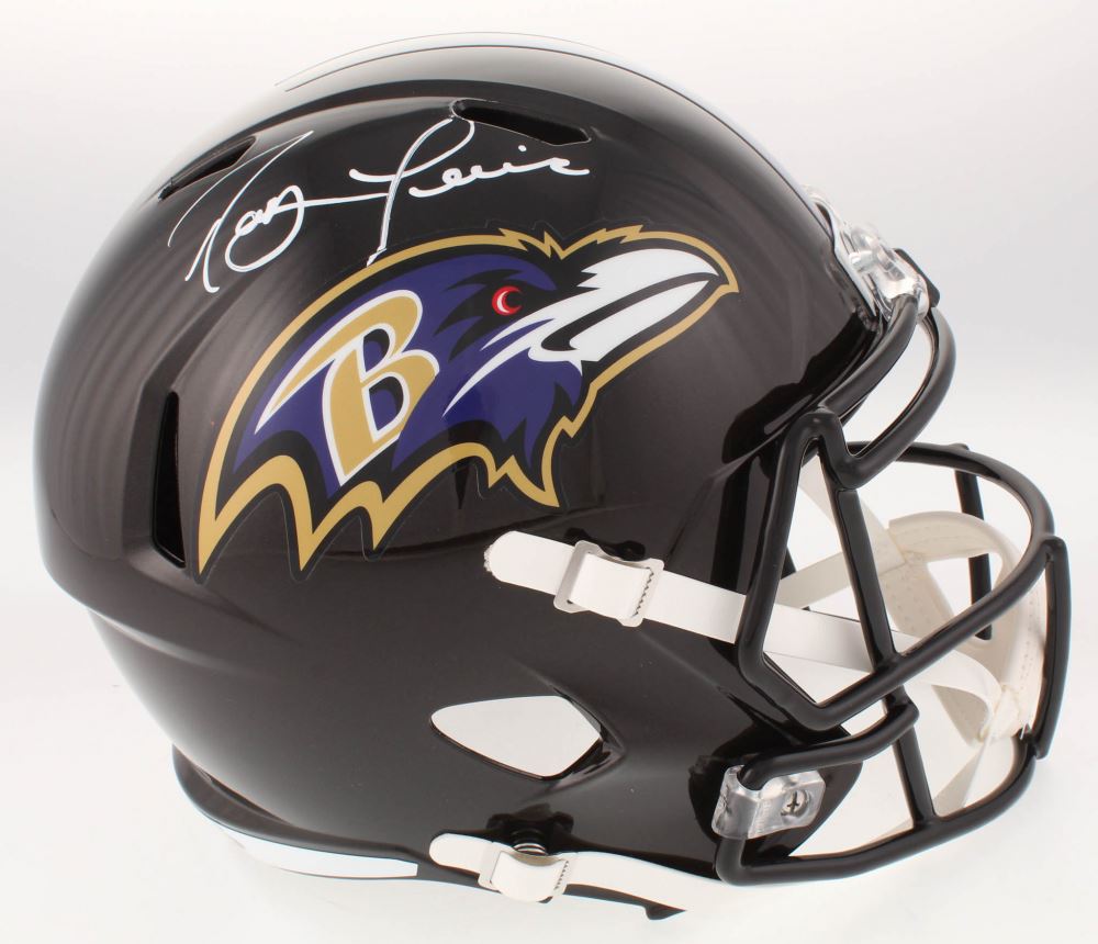Ray Lewis Signed Baltimore Ravens Full-Size Speed Helmet (Beckett COA)