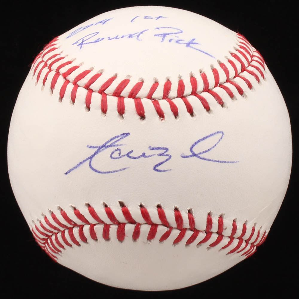 Aaron Nola Signed OML Baseball Inscribed "2019 1st Round Pick" (JSA COA)