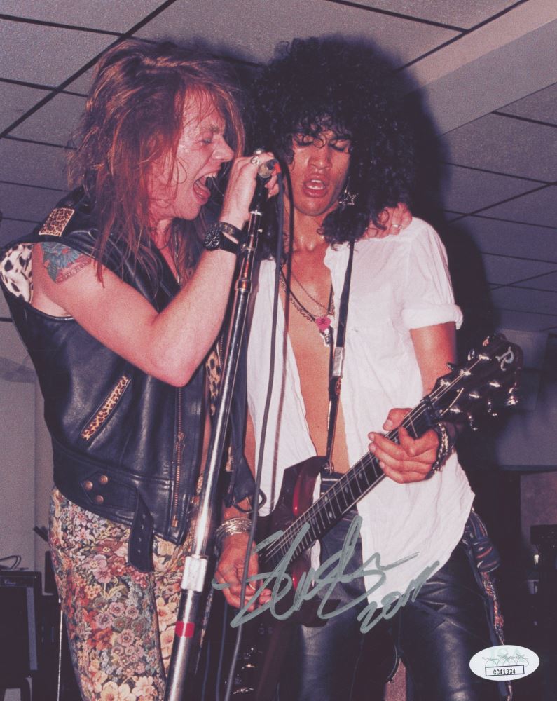 Slash Signed 8x10 Photo (JSA COA)
