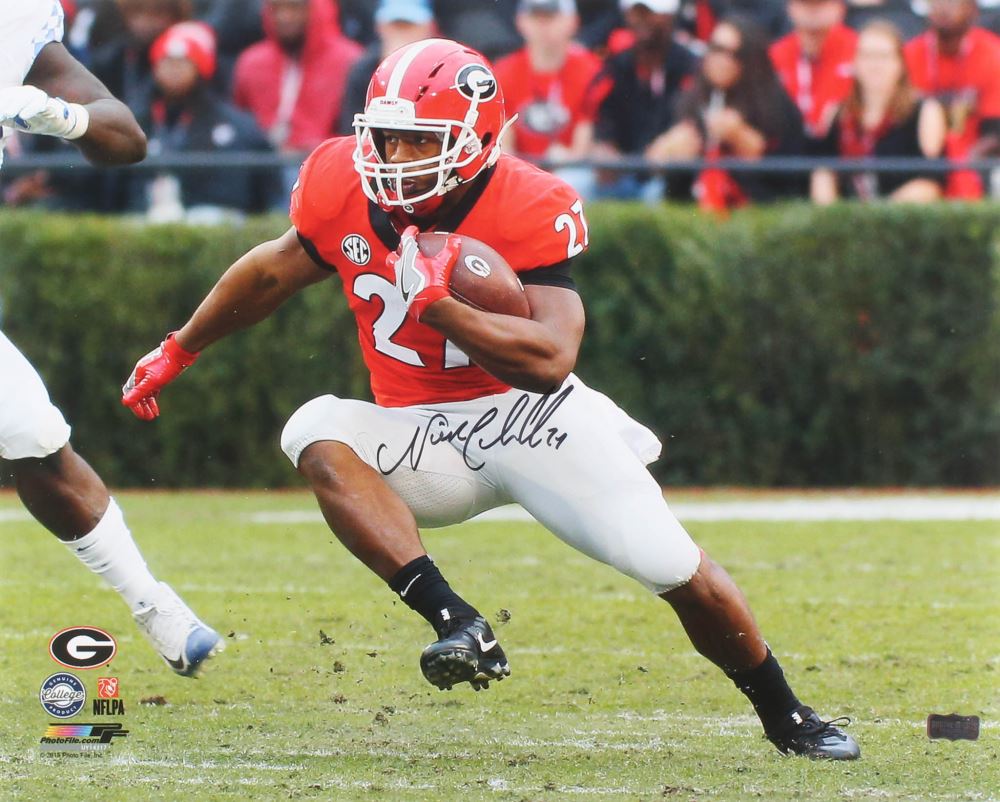 Nick Chubb Signed Georgia Bulldogs 16x20 Photo (Radtke COA)