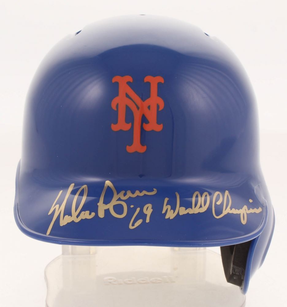 Nolan Ryan Signed New York Mets Mini-Helmet Inscribed "'69 World ...