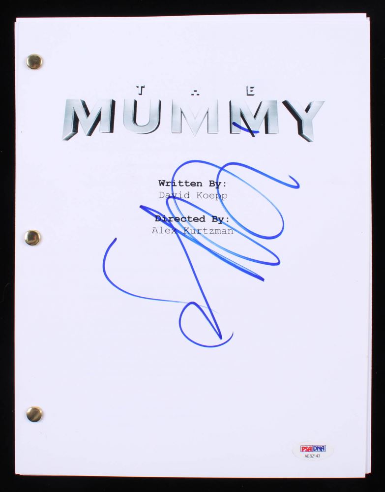 Sofia Boutella Signed "The Mummy" Movie Script (PSA COA)
