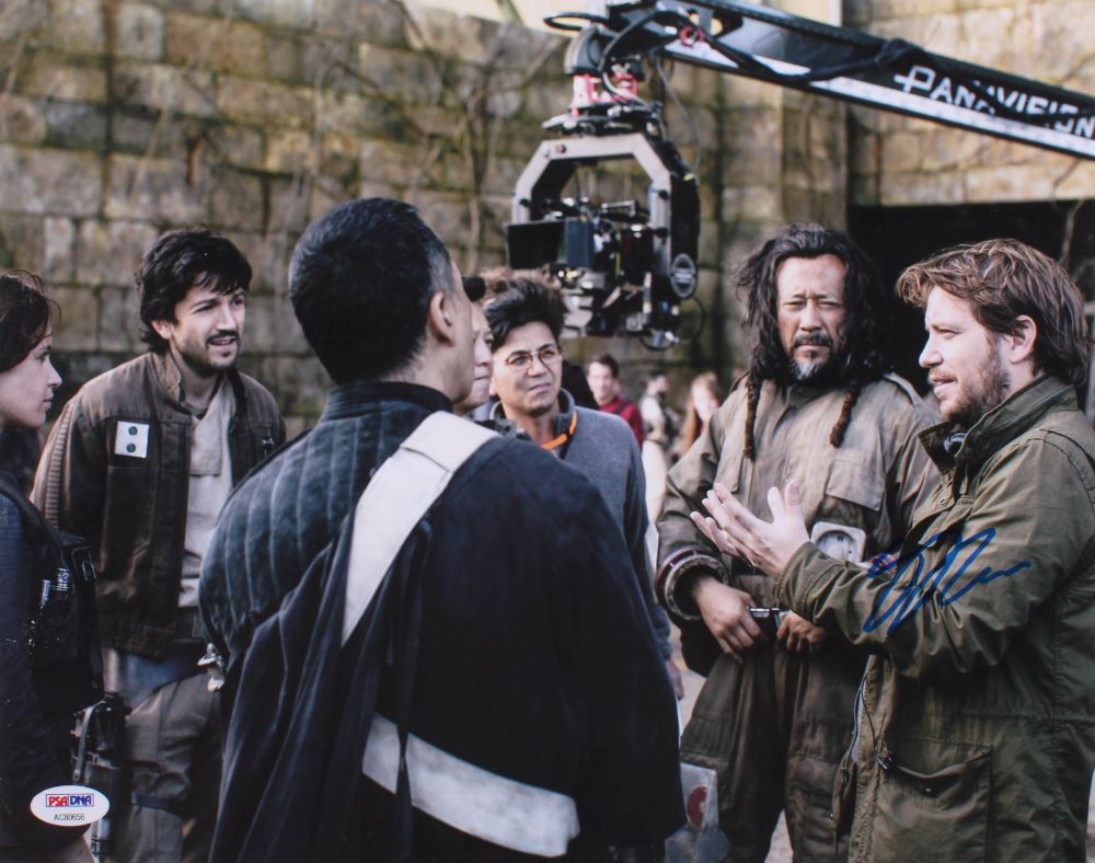 Gareth Edwards Signed "Rogue One: A Star Wars Story" 11x14 Photo (PSA COA)