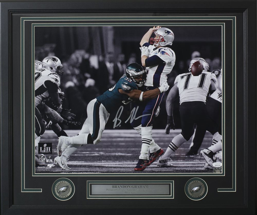 Brandon Graham Signed Philadelphia Eagles 22x27 Custom Framed Photo ...