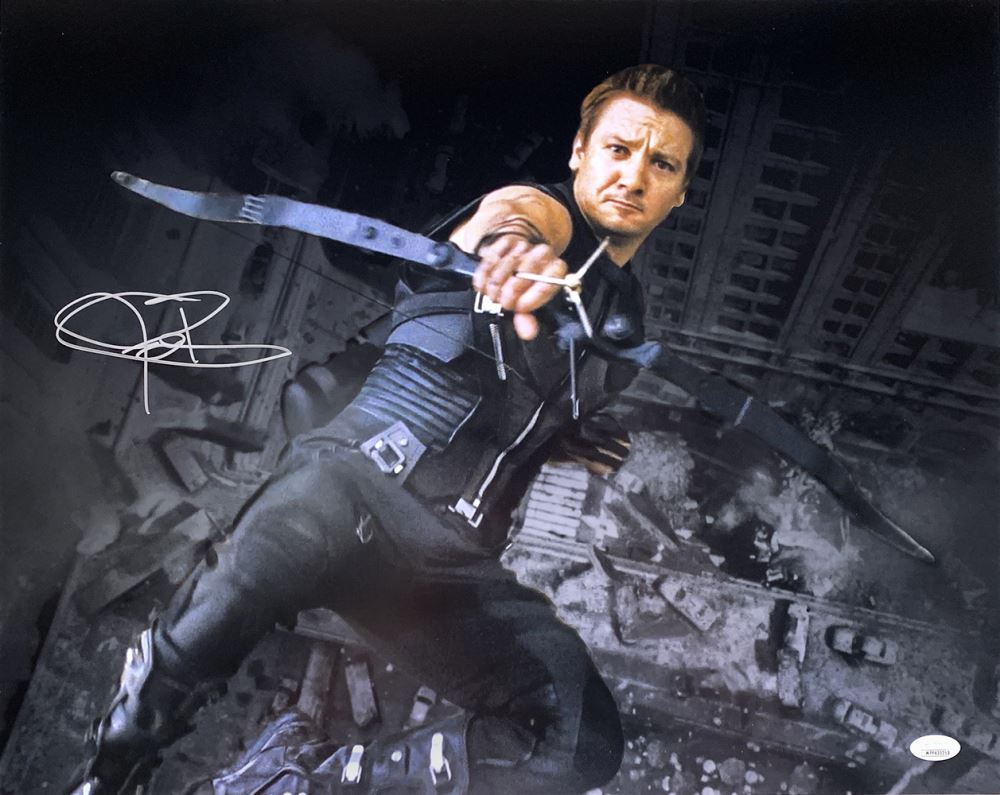 Jeremy Renner Signed "The Avengers" 16x20 Photo (JSA COA)