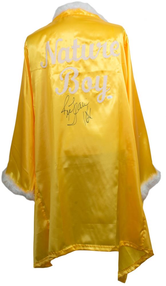Ric Flair Signed "Nature Boy" Wrestling Robe Inscribed "16x" (JSA COA)