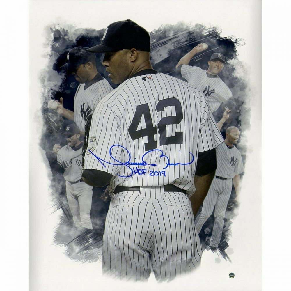 Mariano Rivera Signed New York Yankees "Career Montage" 16x20 Photo Inscribed "HOF 2019" (Steiner CO