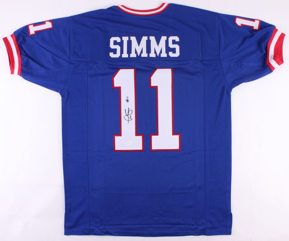 Phil Simms Signed New York Giants Jersey (JSA COA)