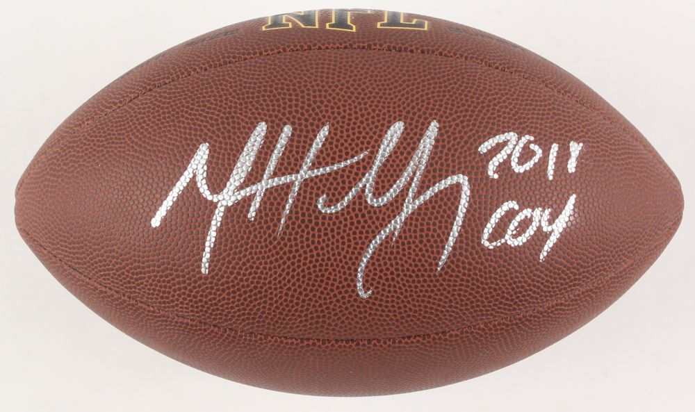Matt Nagy Signed Full-Size NFL Football Inscribed "2018 COY" (JSA COA)