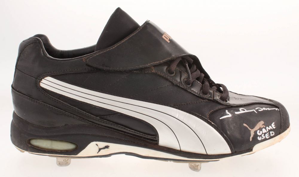 Johnny Damon Signed Game-Used Puma Baseball Cleat Inscribed "Game Used ...