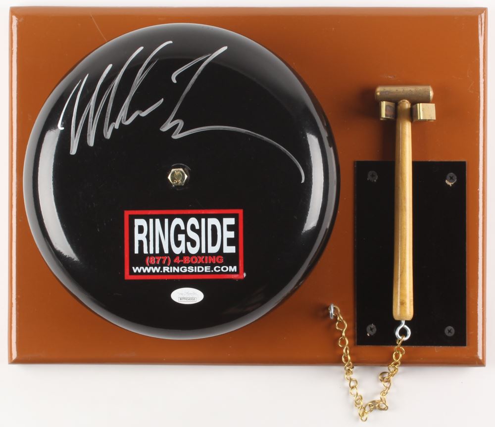 Mike Tyson Signed Authentic Full Size Ringside Boxing Bell (JSA COA)