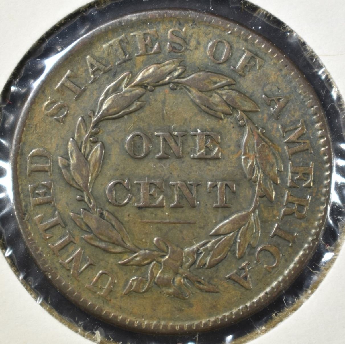 1837 LARGE CENT, XF