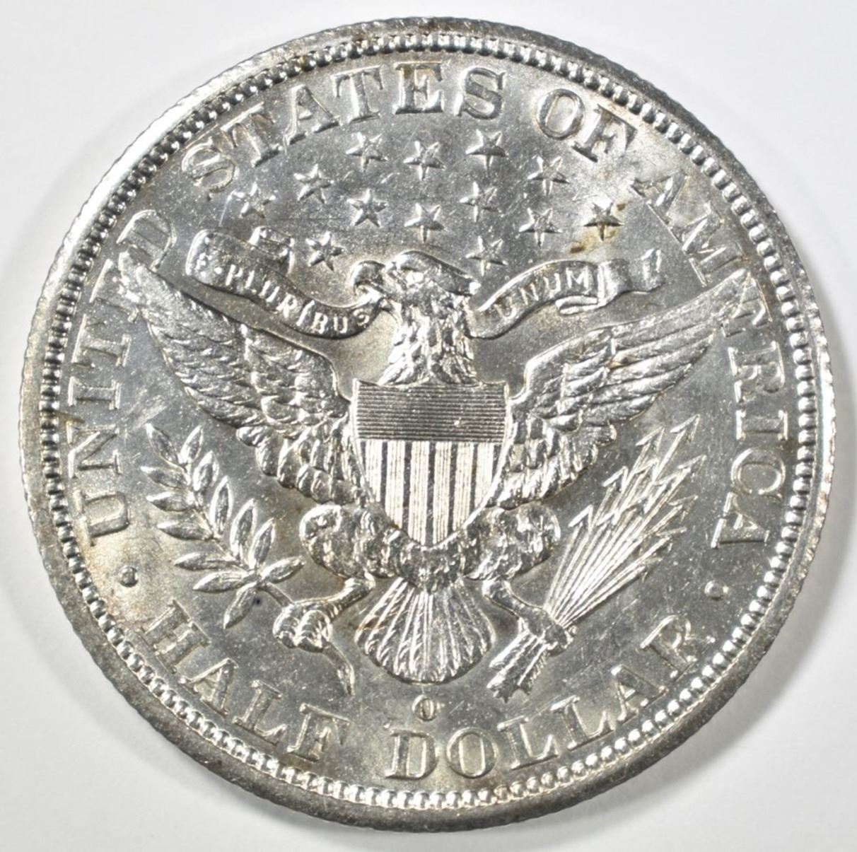 1895-O BARBER HALF DOLLAR AU/BU