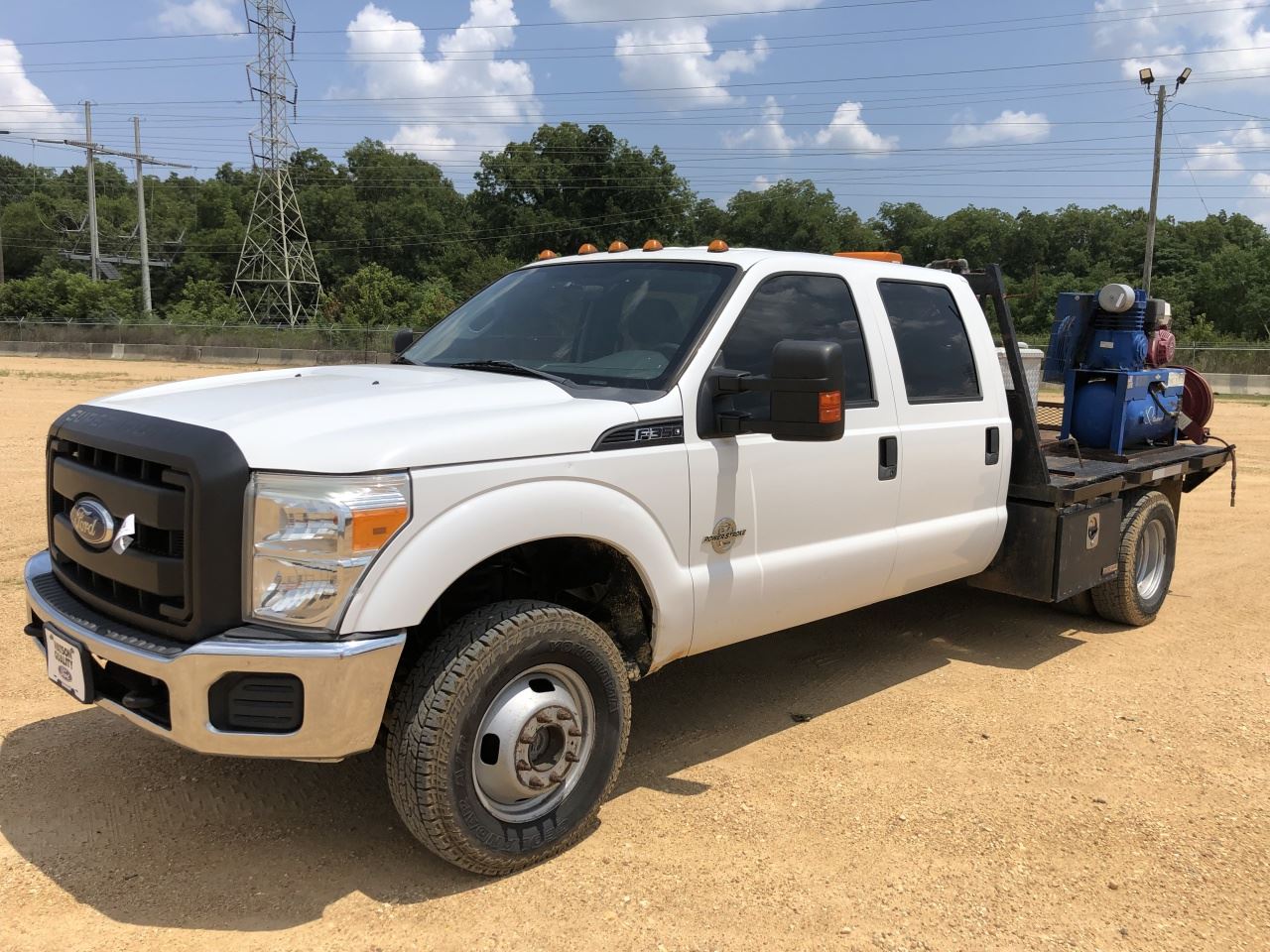 2011 FORD F350 FLATBED TRUCK, VIN/SN:BEC84361 - CREW CAB, FORD ...