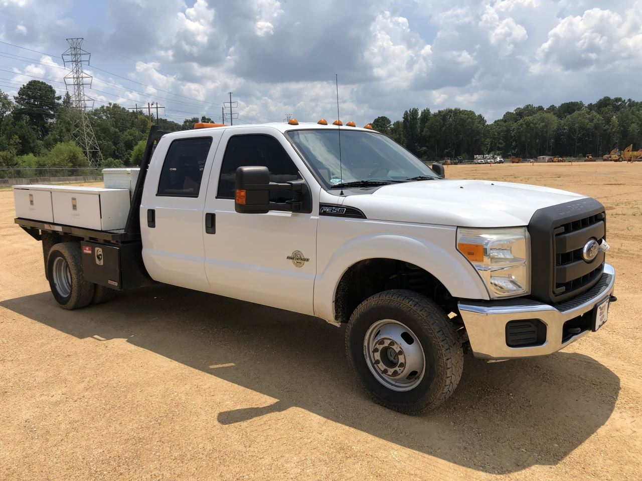 2011 FORD F350 FLATBED TRUCK, VIN/SN:BEC84361 - CREW CAB, FORD ...