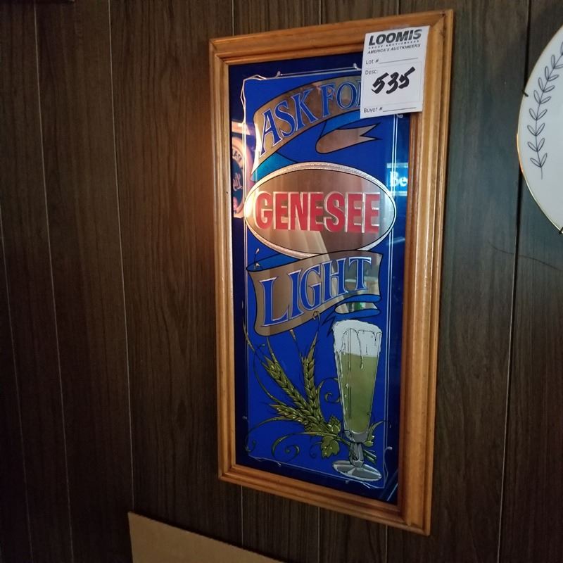 GENESEE LIGHT BEER SIGN