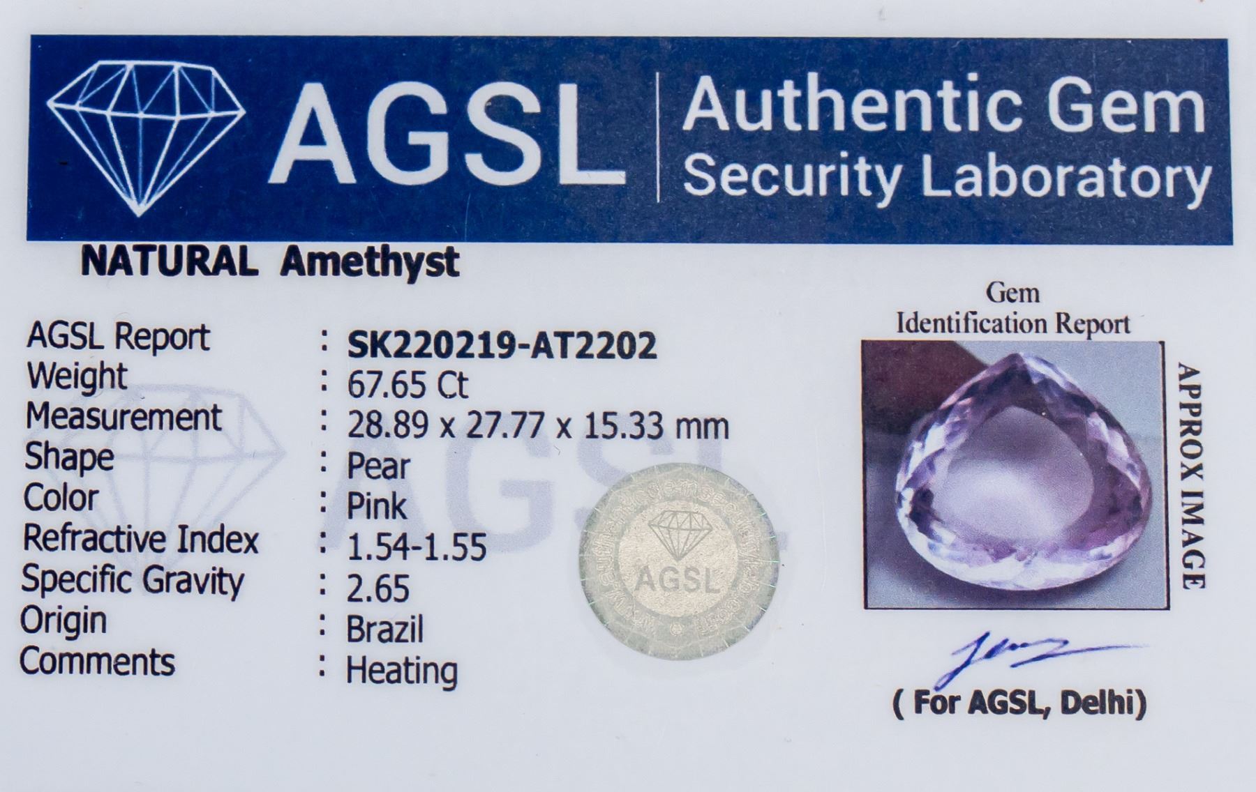 67 65 Ct Natural Amethyst Gemstone Certificate 67-65-ct-natural-amethyst-gemstone-certificate