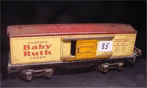 Lionel Train Curtis Baby Ruth Candy Bar Box Car