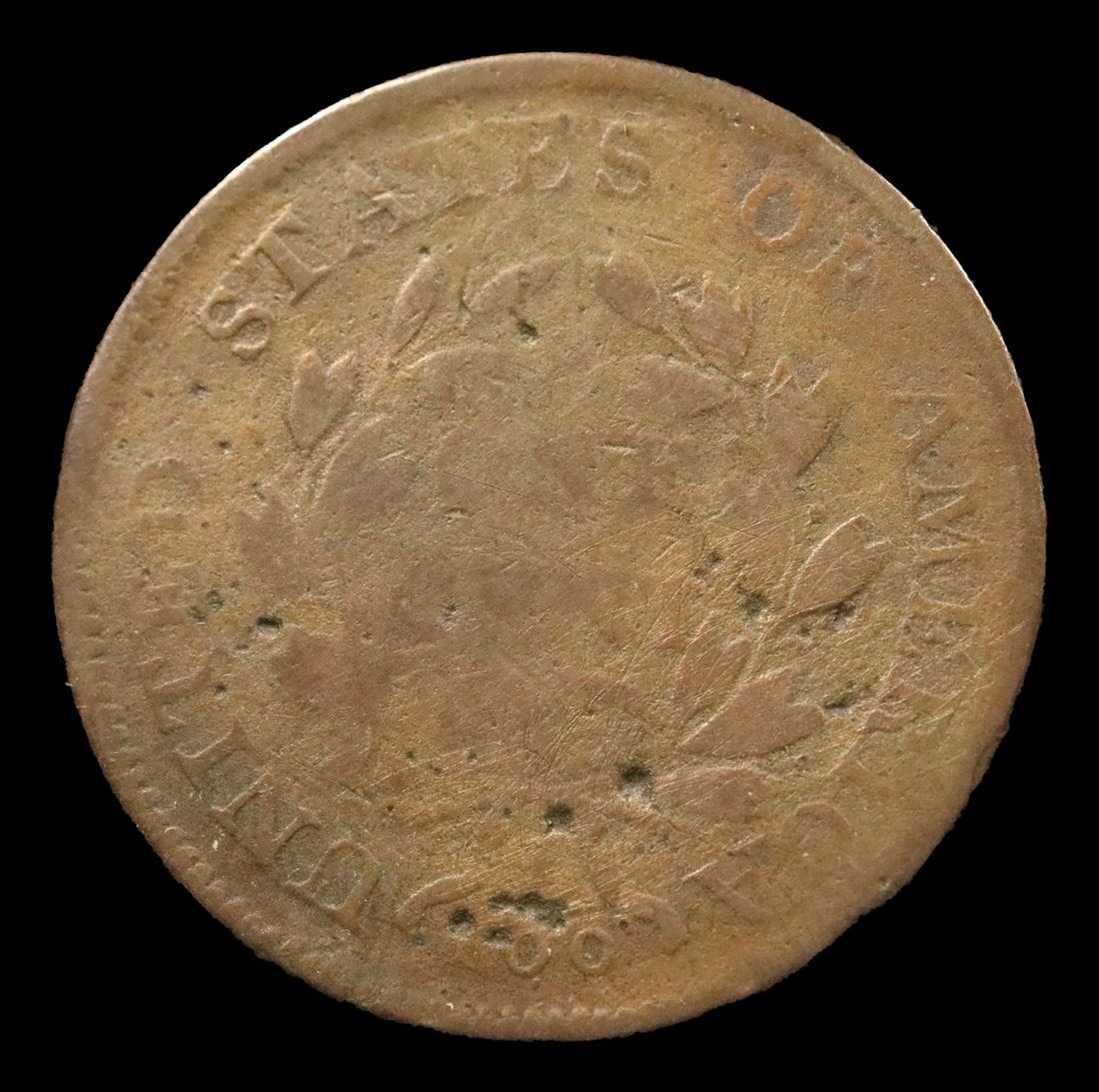 1798 Draped Bust Large Cent 1c Grades g, good