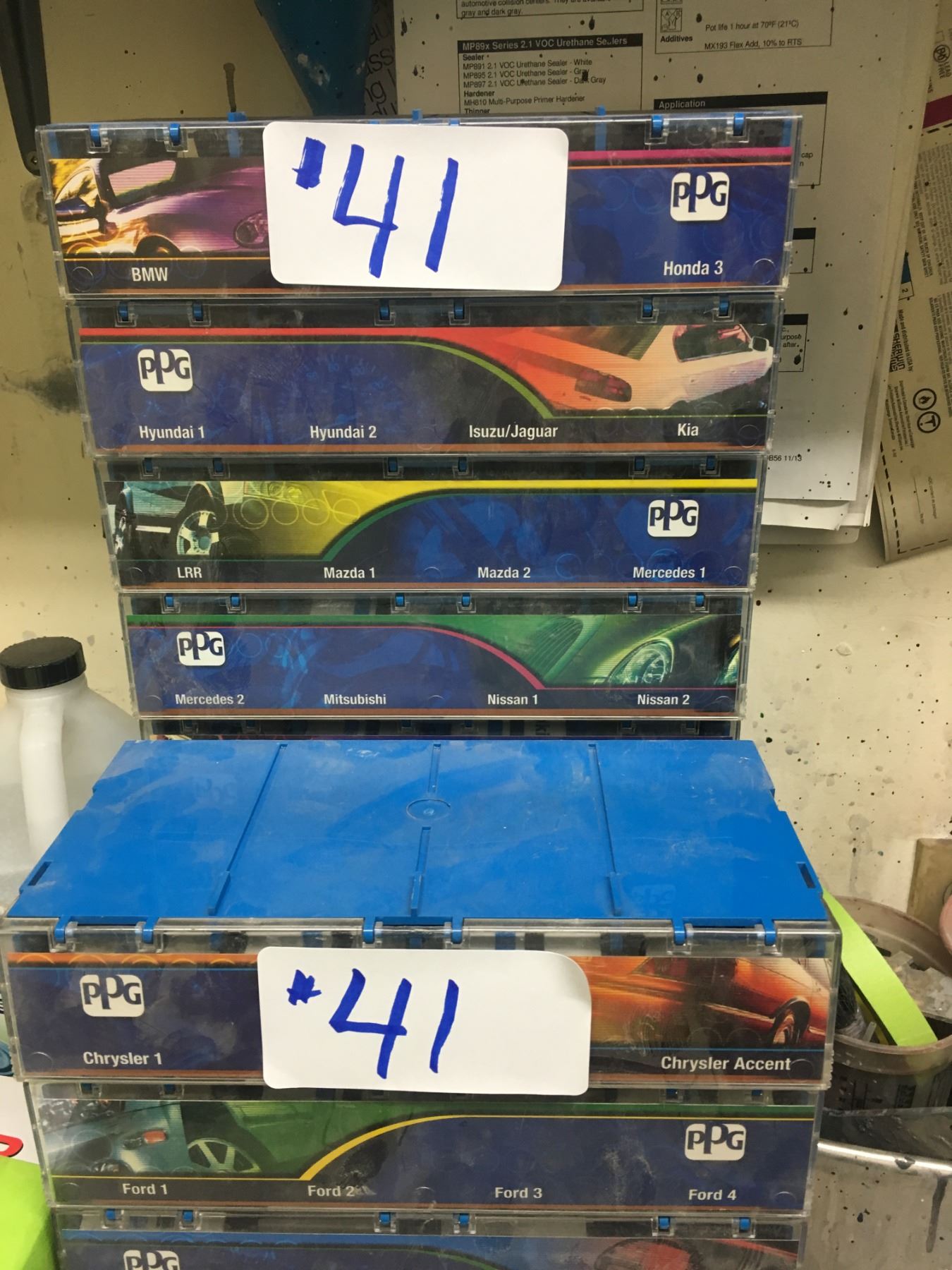 PPG color variant system