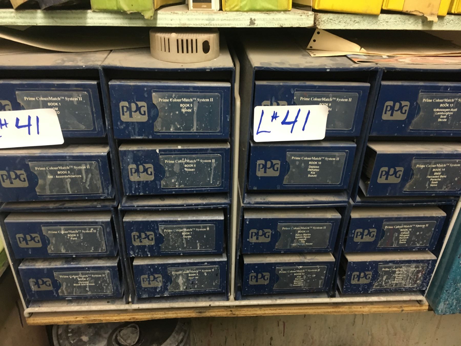 PPG color variant system