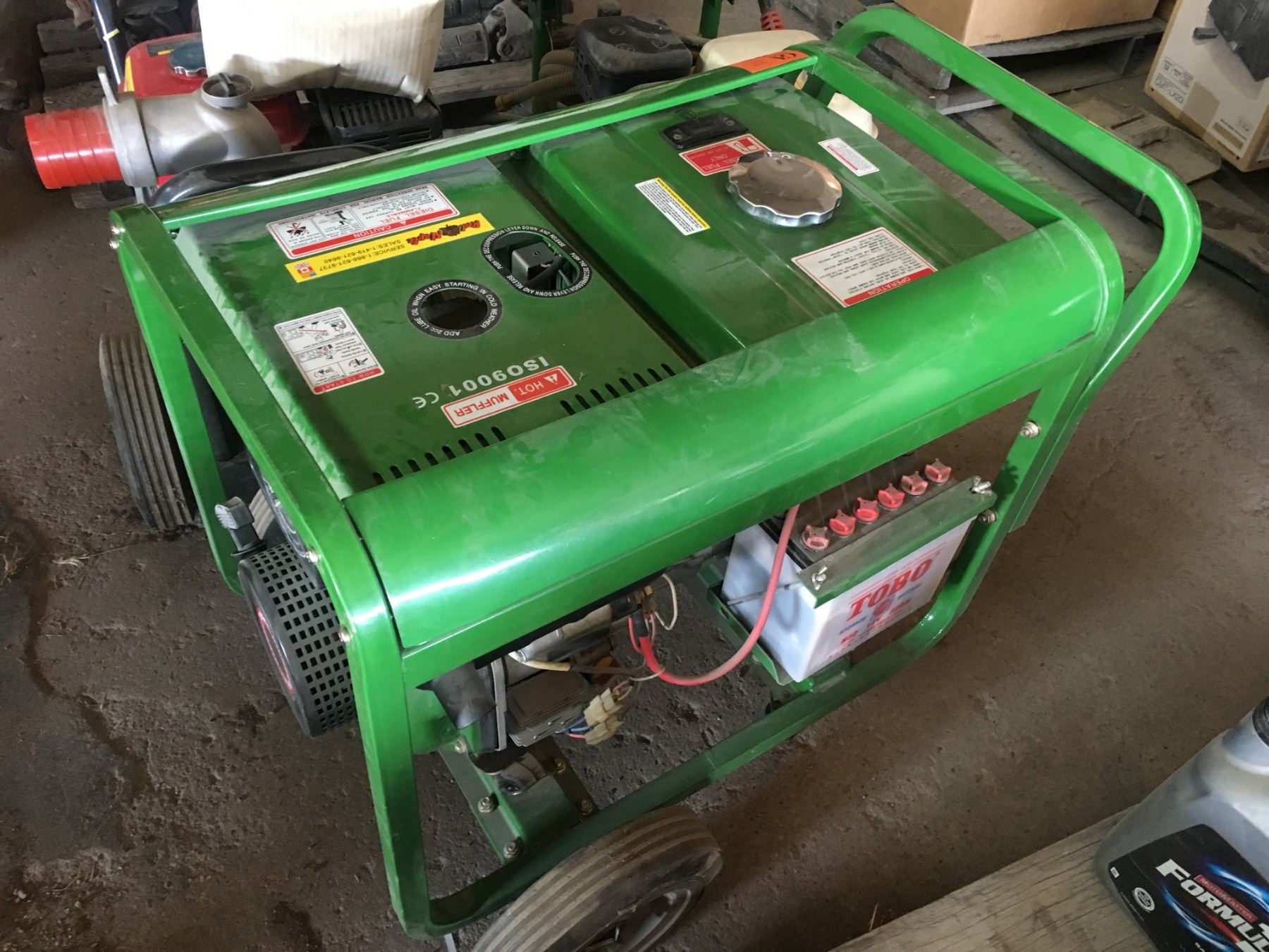 Red Maple diesel fuel generator AC 120 TO 240V Model #LDG3600, 68 HZ ...